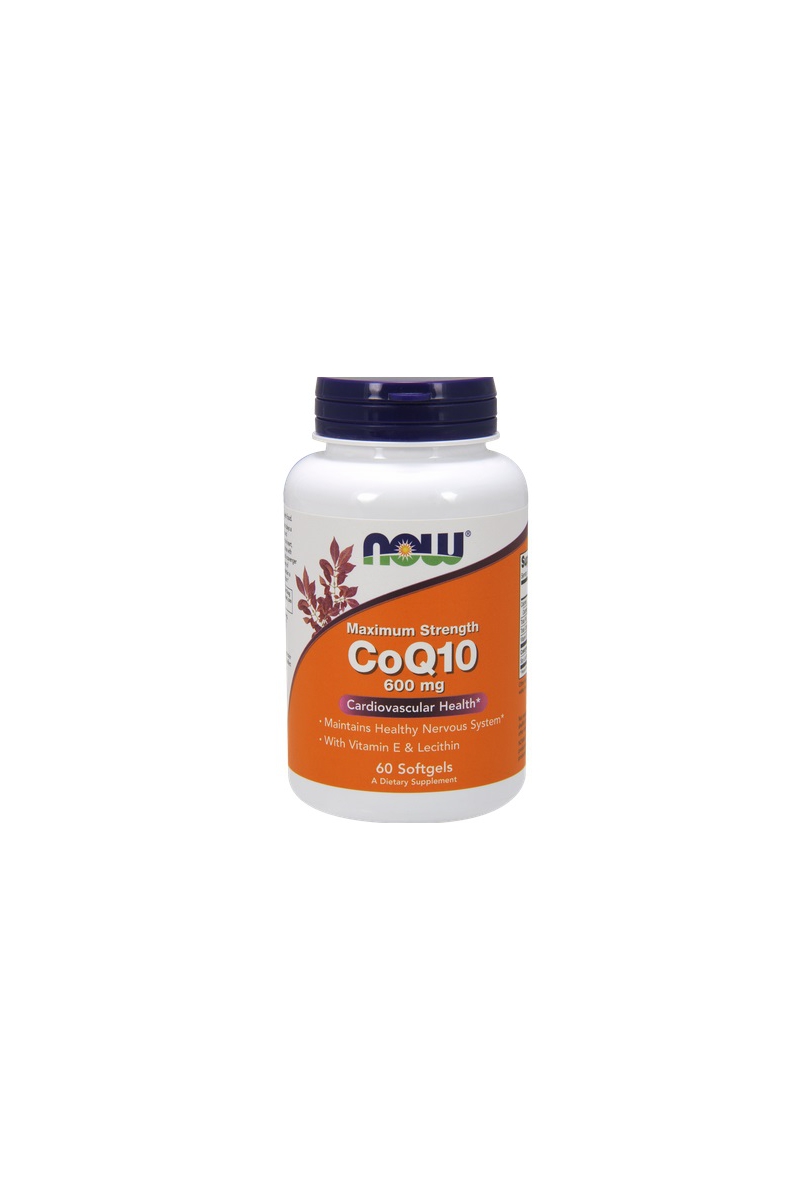 Koenzym Q10+ Lecytyna sojowa & Witamina E 600mg 60 kaps.